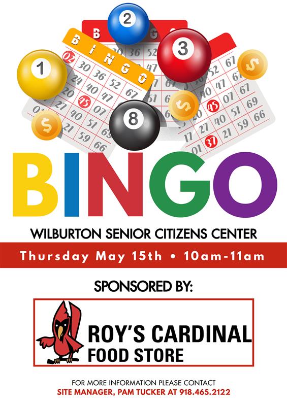 BINGO! Senior Citizens Center - City of Wilburton